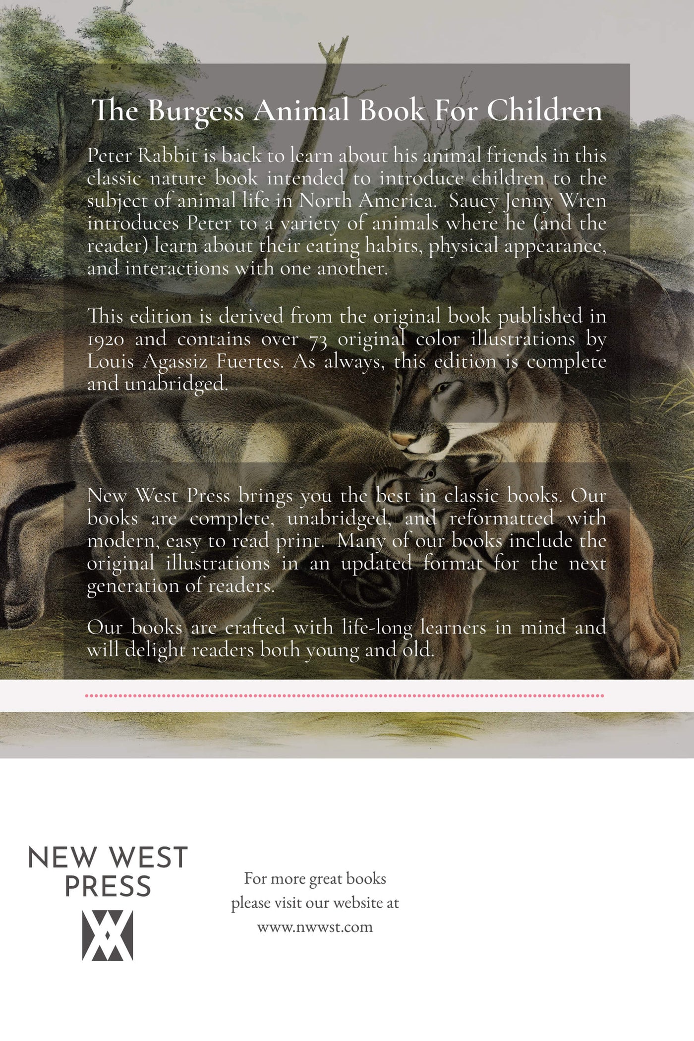 The Burgess Animal Book - Thornton Burgess — New West Press