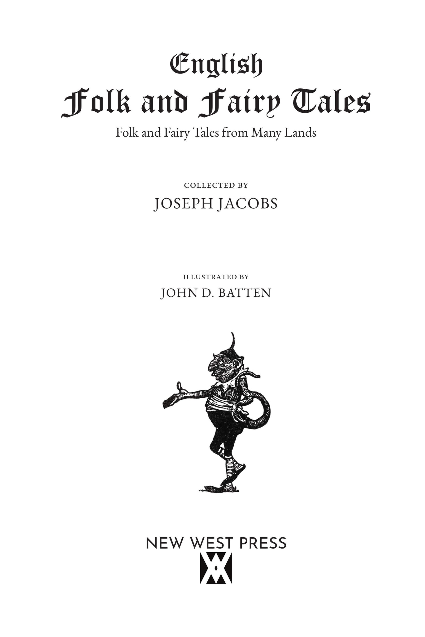 English Fairy Tales - Joseph Jacobs — New West Press